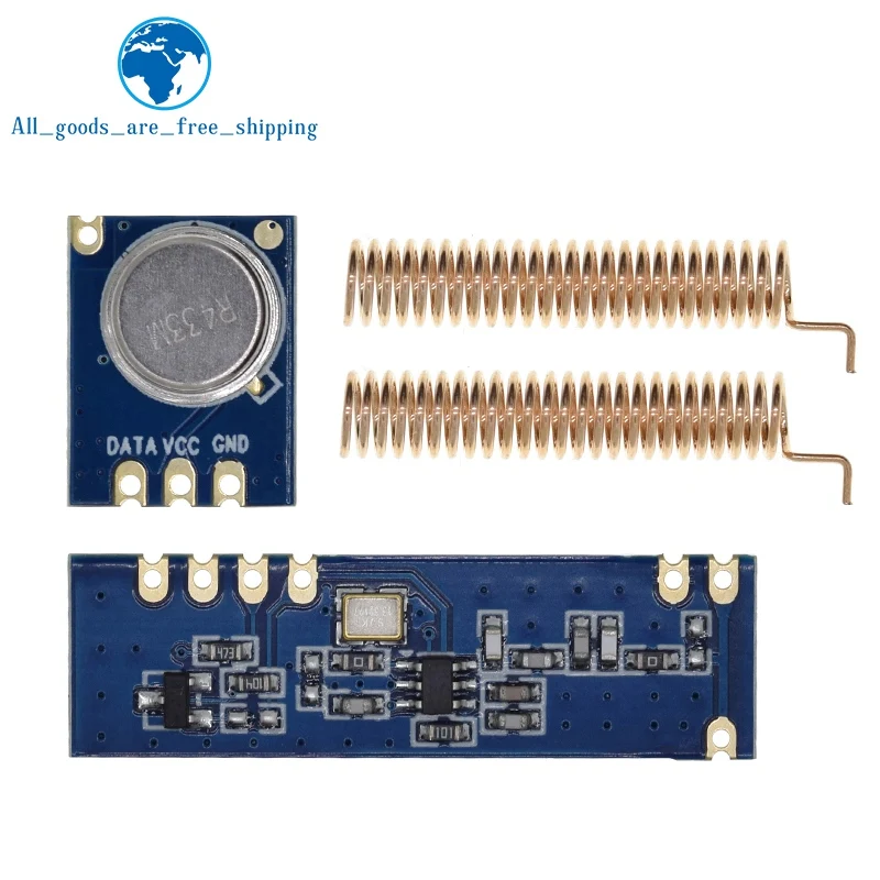 TZT-1set-433MHz-100-Meters-Wireless-Module-Kit-ASK-Transmitter-STX882 ...