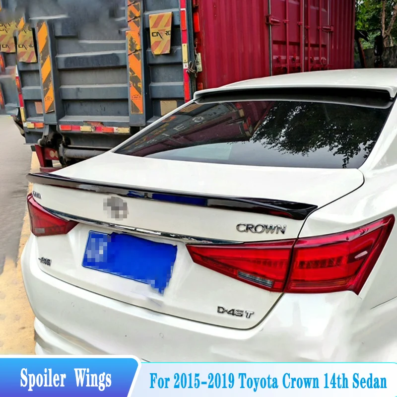 For 2015-2019 Toyota Crown 14th Sedan Rear Trunk Lid Lip Spoiler Rear ...
