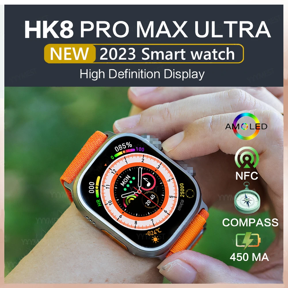 HK8-Pro-MAX-reloj-inteligente-Ultra-Serie-8-49mm-Pantalla-Amoled-HD-de ...