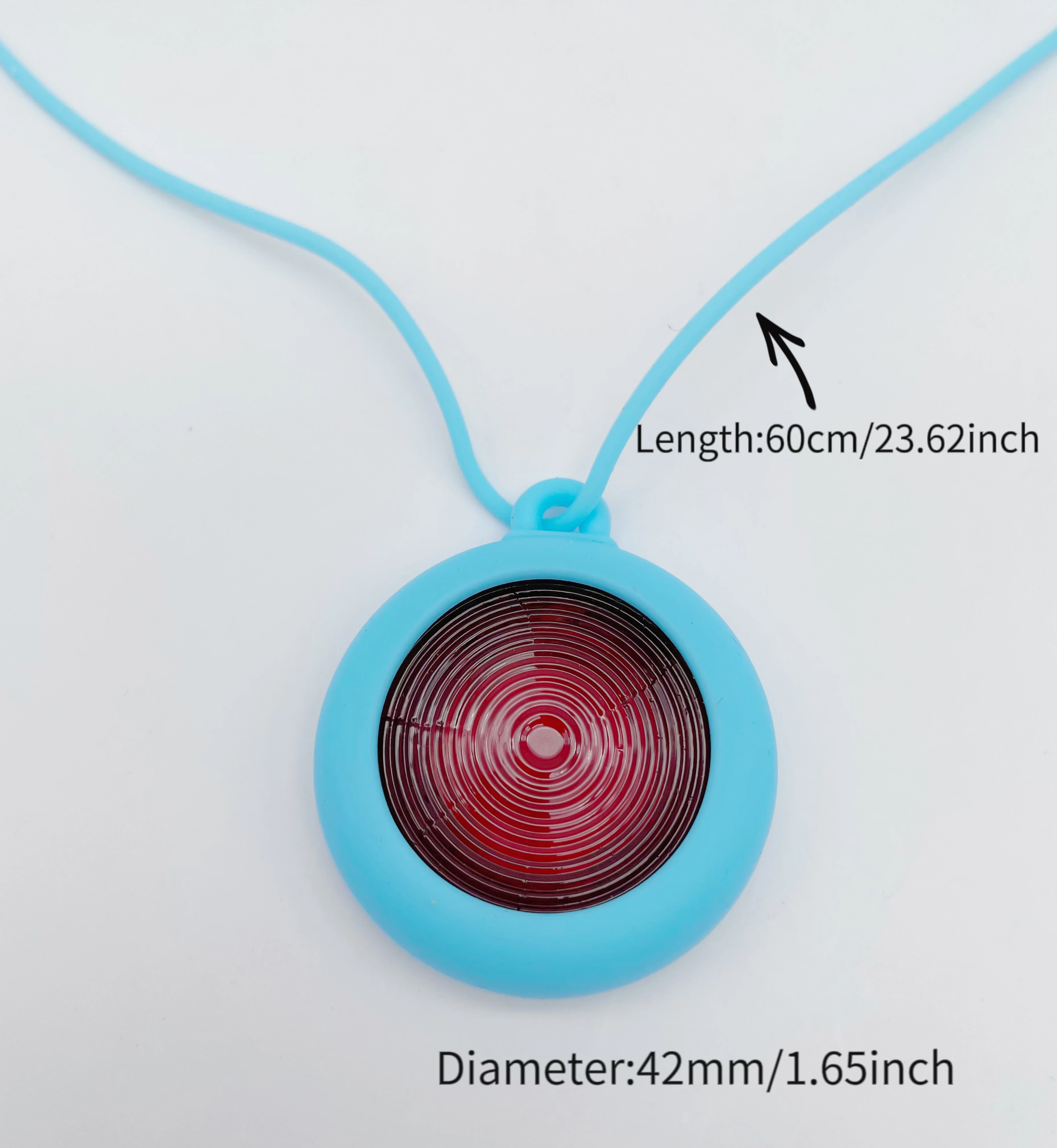 Necklace EMF Cuantica Pendant Iones Green Glass bio disc Necklace ...