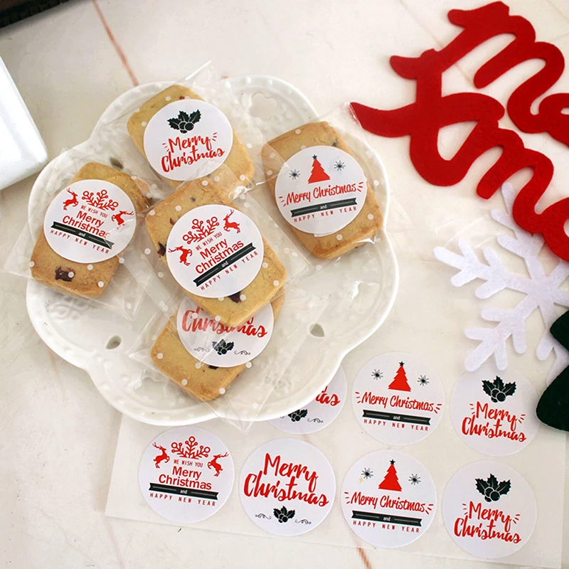 120pcs-small-stickers-Merry-Christmas-Sealing-Stickers-Labels-DIY-Xmas ...