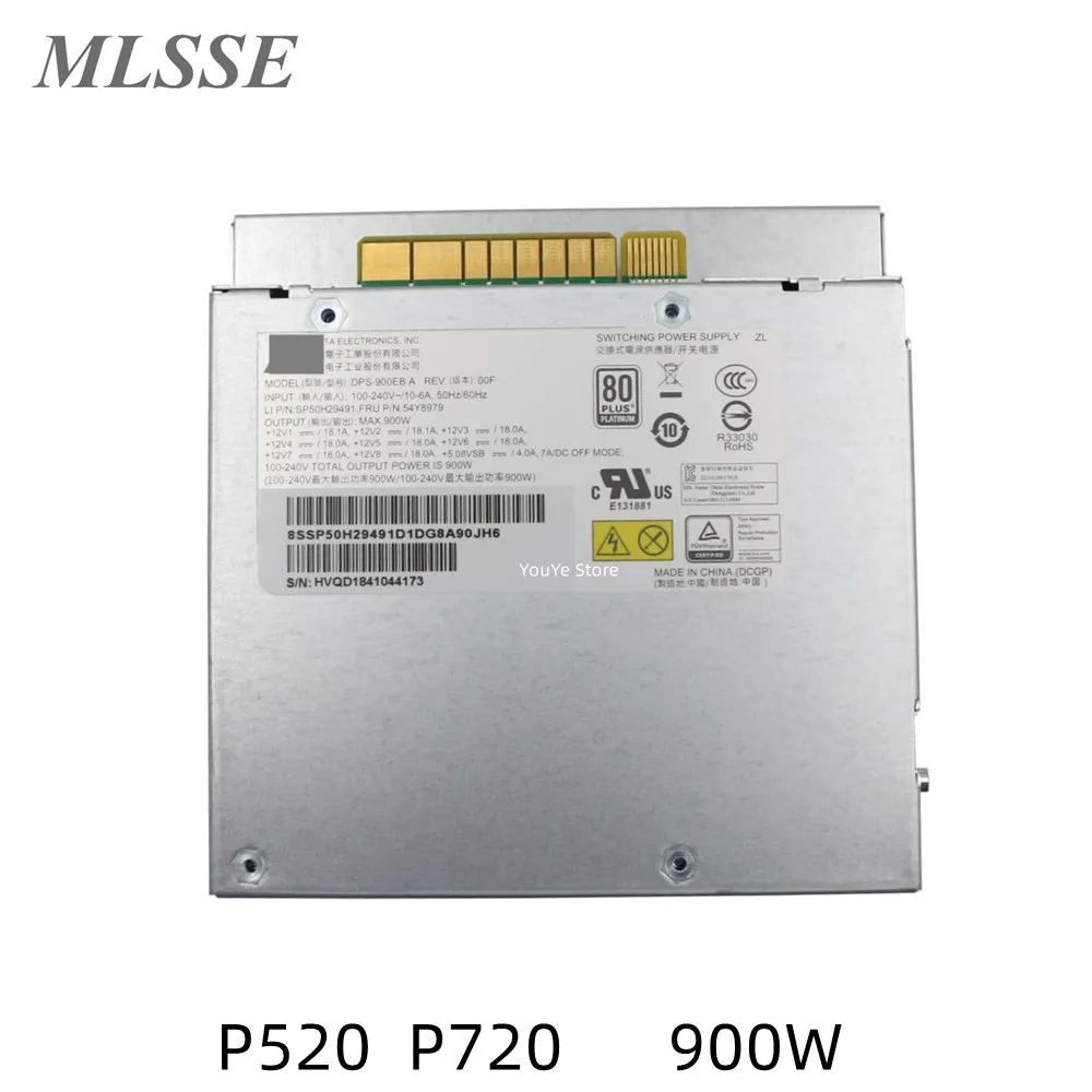 New-Original-PSU-For-Lenovo-P520-P720-900W-54Y8979-Workstation-Power ...