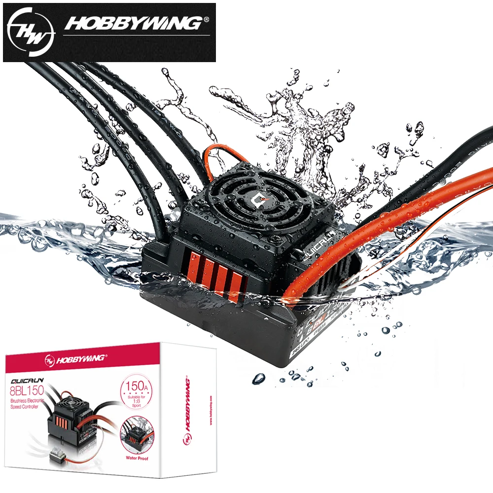 Hobbywing QuicRun WP 8BL150 1/8 150A 2 6S Brushless Sensorless ...