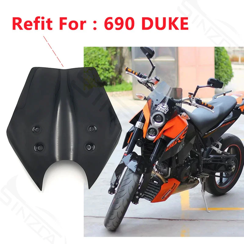 Refit For KM 690 KM690 DUKE 2008 2009 Motorcycle Windshield Windscreen ...