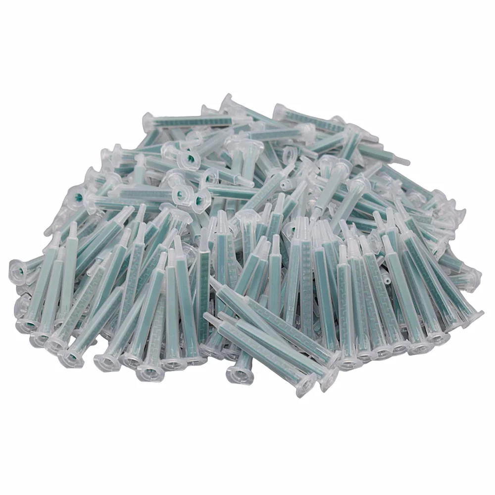 250pcs Mixing Nozzle Resin AB Glue Static Mixer Mixing Tube Syringe Set ...