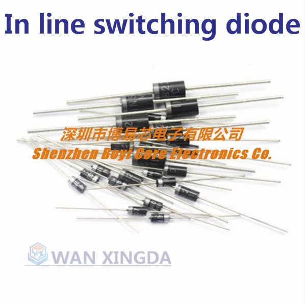 20pcs-in-line-diode-triode-1N4148-1N4007-1N5819-1N5408-1N5822-FR107 ...