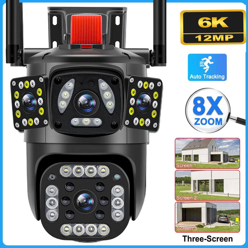 6K-12MP-WiFi-Surveillance-Camera-360-Viewing-Three-Screen-PTZ-IP-Camera ...