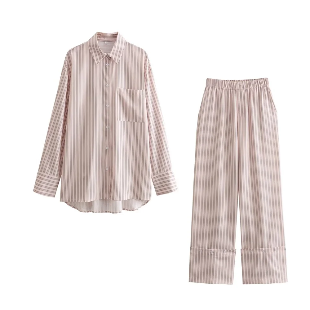PB-ZA-2024-Spring-New-Women-s-Style-Loose-and-Simple-Versatile-Striped ...