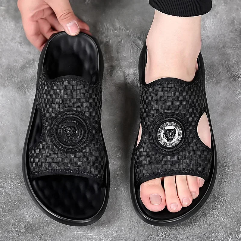 Summer New Shoes for Men Slippers Fashion Casual Slides Comfortable ...