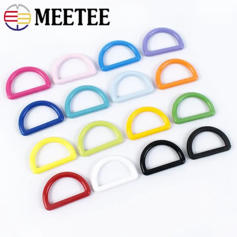 100Pcs-15-38mm-Plastic-D-Ring-Buckle-Backpack-Strap-Connector-Clasps ...