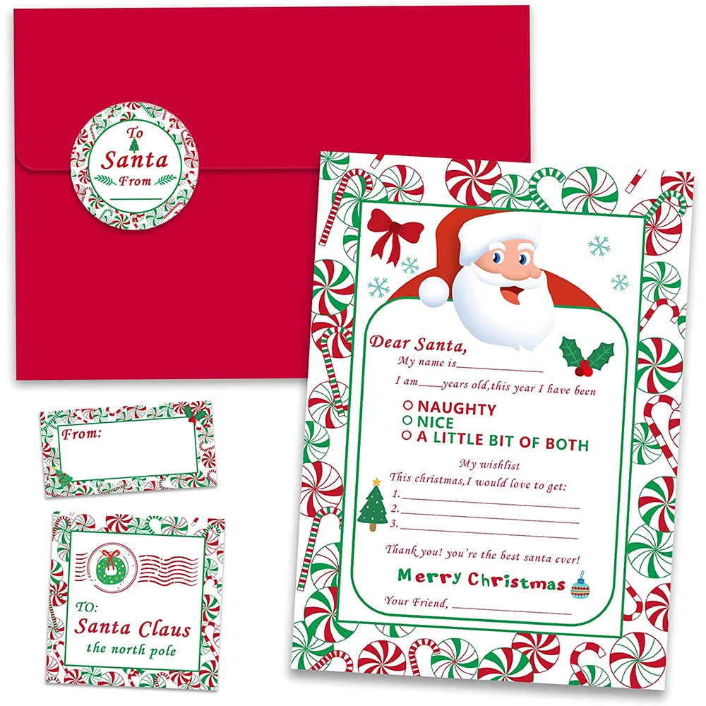 Santa List Blank