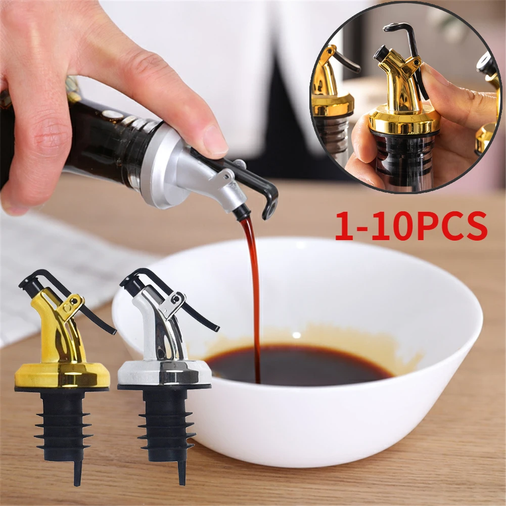 1-10pcs-Oil-Bottle-Stopper-Rubber-Lock-Plug-Seal-Leak-proof-Food-Grade ...