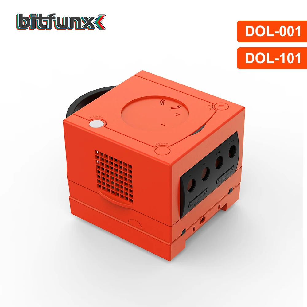 Bitfunx-Warm-Red-NGC-Replacement-Shell-Protective-Case-GC-Game-Box-for ...