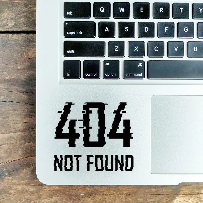 404-Not-Found-Programmer-Decor-Vinyl-Laptop-Sticker-for-Macbook-Pro-14 ...