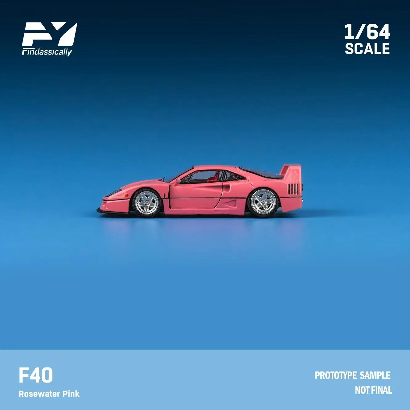 Stocks Findclassically FY 1:64 F40 Pink Color Diecast Model Car In 2025 ...
