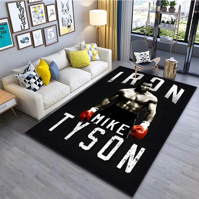 Boxing-King-Pattern-T-Tyson-Carpets-15-Sizes-Living-Room-Bedroom ...