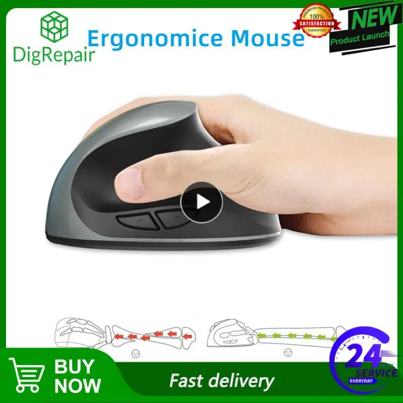 RYRA-Wireless-Mouse-Vertical-Gaming-Mouse-2-4G-Computer-Mice-Ergonomic ...