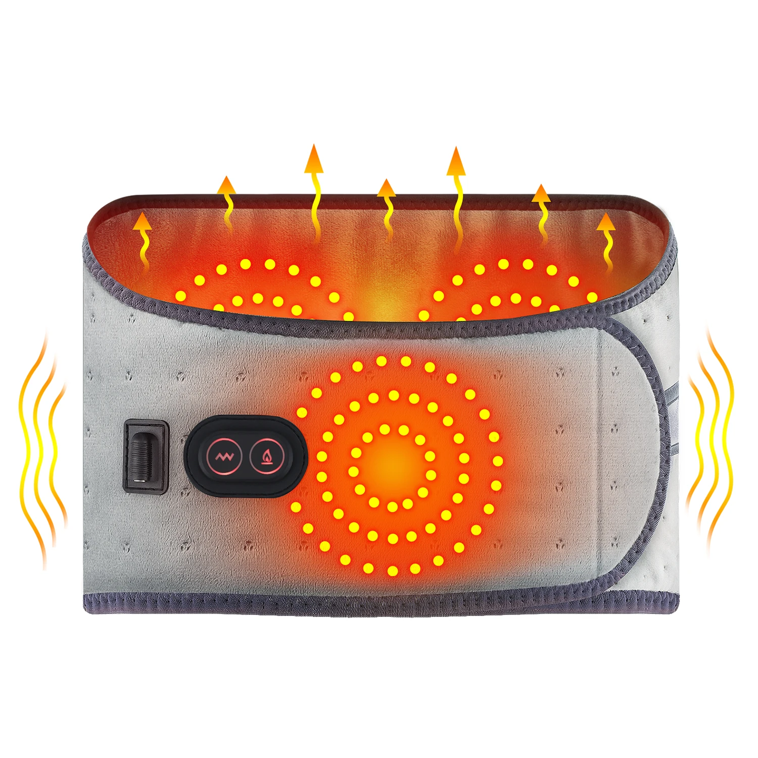 Electric-Heating-Waist-Massage-Belt-Back-Support-Belt-Far-Infrared ...