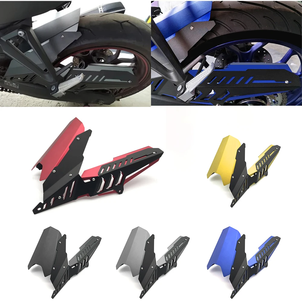 Motorcycle-Rear-Fender-Mudguard-with-Chain-Guard-Protector-For-YAMAHA ...