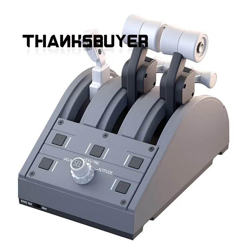 TCA Yoke Boeing Edition Flight Simulator Throttle Quadrant Compatible ...