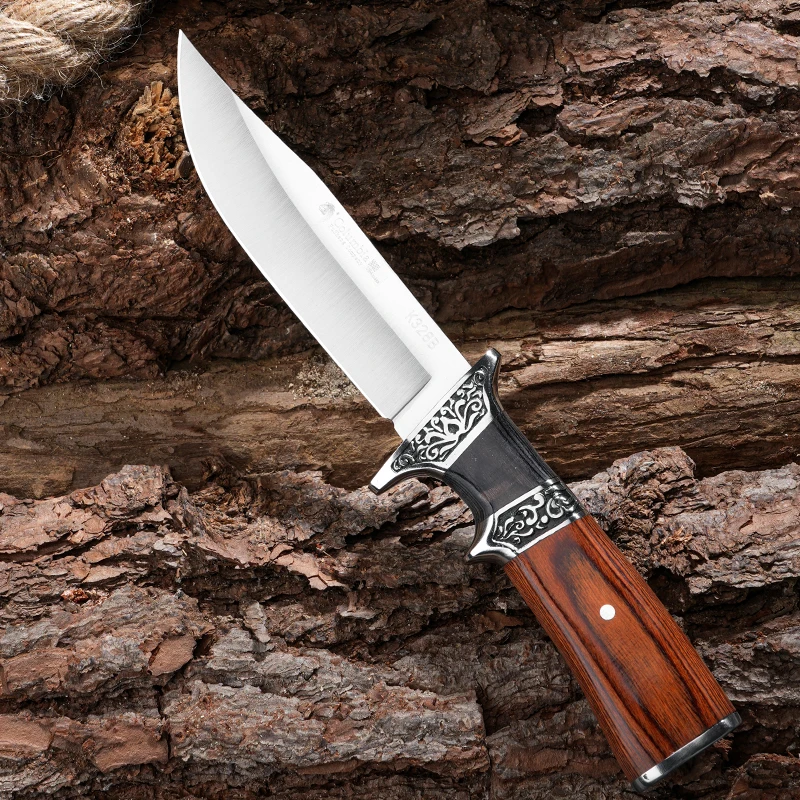 Outdoor-Stalen-Hand-Klein-Recht-Mes-Camping-Draagbare-Multifunctionele ...