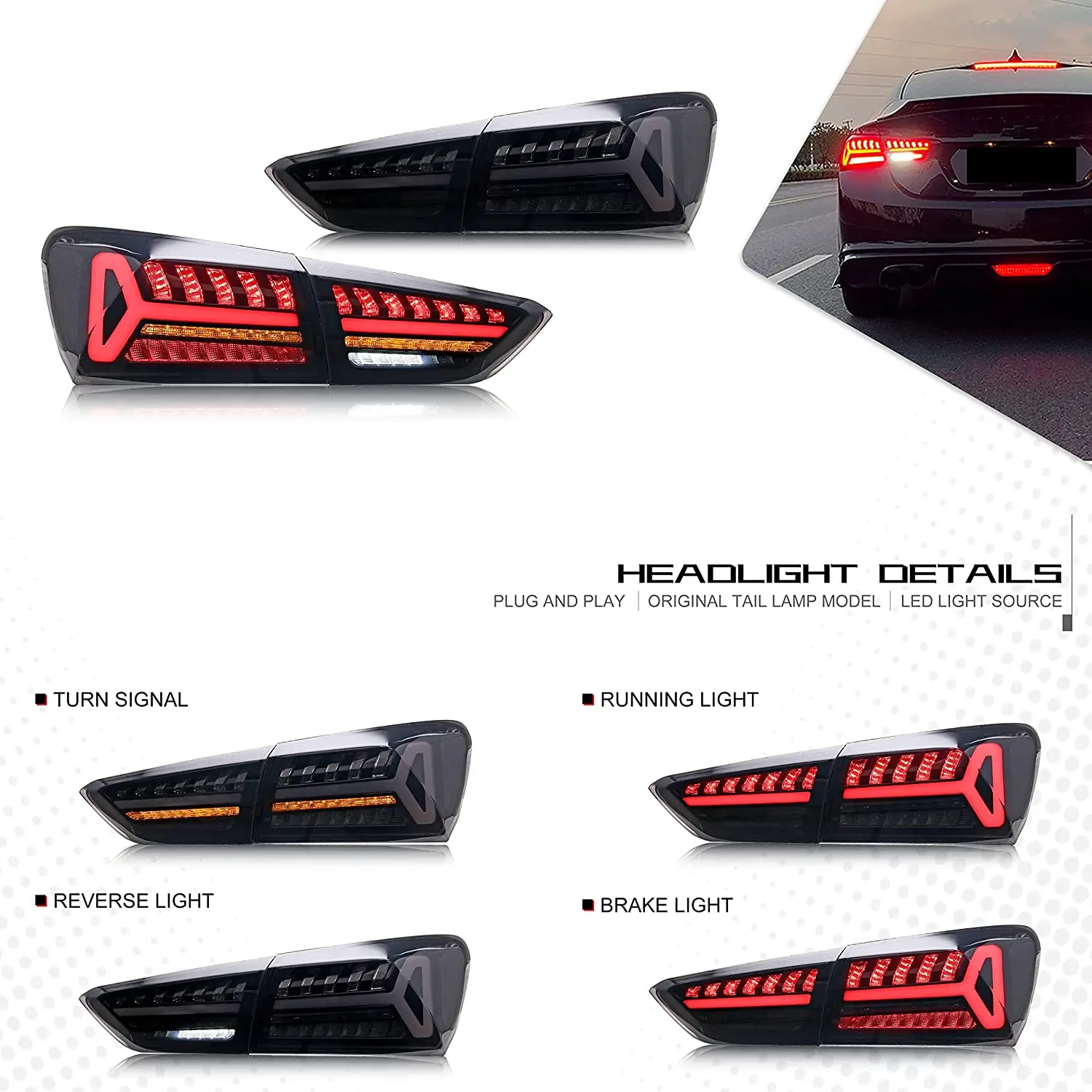 2022 Malibu Led Tail Lights