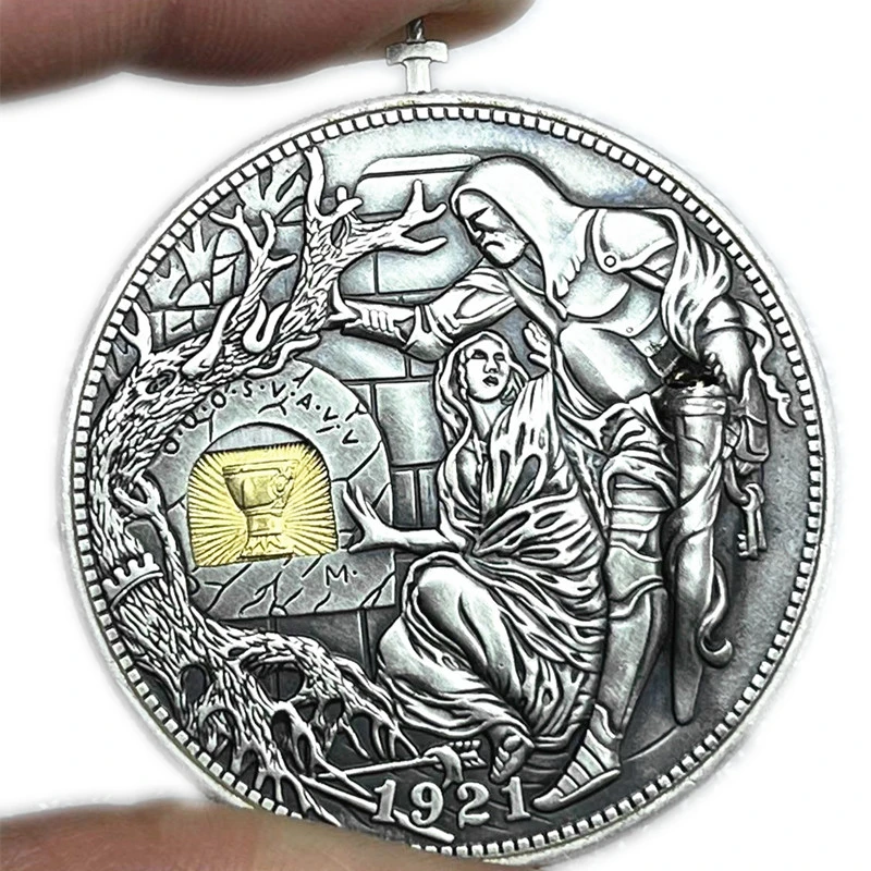 Mechanism Movable Challenge Amazing Coin Holy Grail Wandering Removable ...