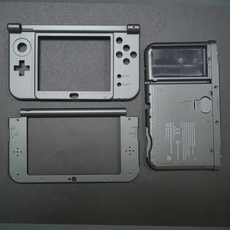 Original-Top-Bottom-Middle-Frame-Battery-Cases-For-NEW-3DS-XL-LL ...