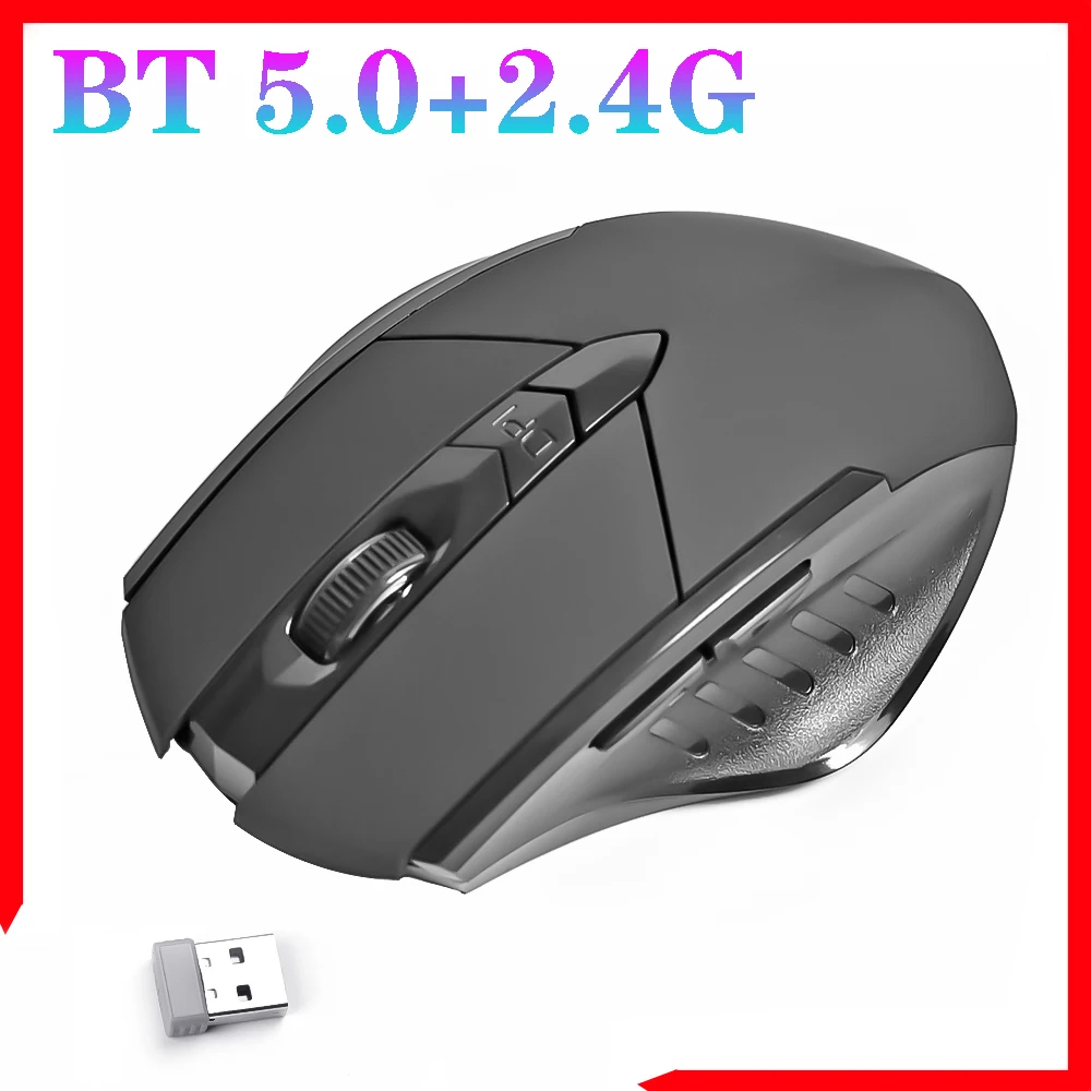 Bluetooth-Compatible-Rechargeable-2-4G-INPHIC-PM6-Wireless-Mouse-Office ...