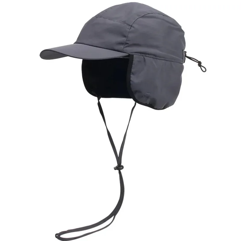 Winter Waterproof Thick Warm Fleece Lined Baseball Cap Unisex Outdoor ...