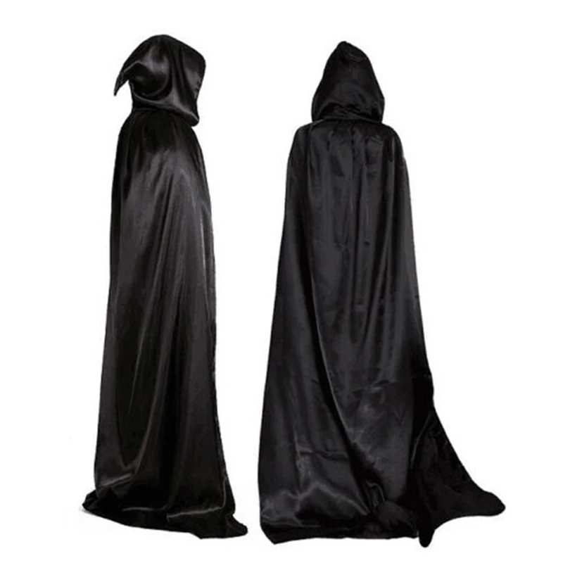 Black Hooded Robe Costume