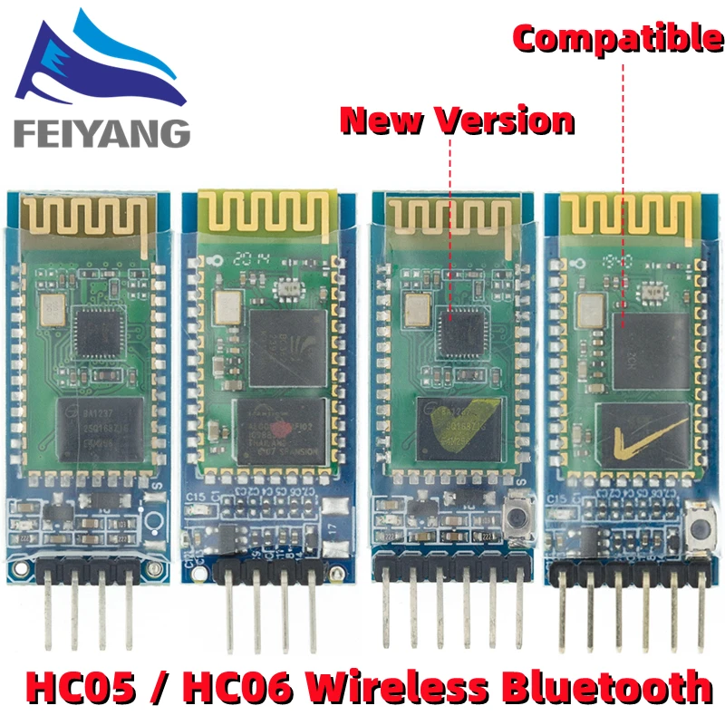 HC-05 HC-06 RF Wireless Bluetooth Transceiver Slave Module HC05 / HC06 RS232 / TTL to UART ...