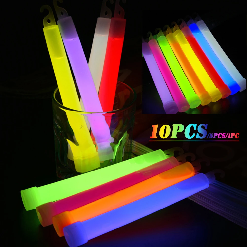 1-5-10PCS-Survival-Military-Glow-Light-Sticks-Walking-Hiking-Camping ...