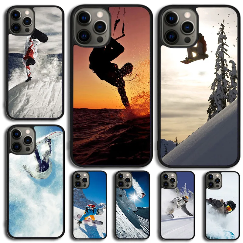 Cool Sports Snowboarding Phone Case Cover For Iphone Se 2020 X Xr Xs 11 ...