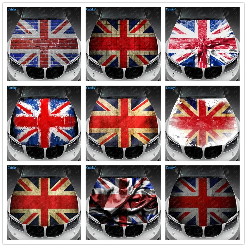Union-Jack-Design-Car-Hood-Vinyl-Stickers-Wrap-Vinyl-Film-Engine-Cover ...