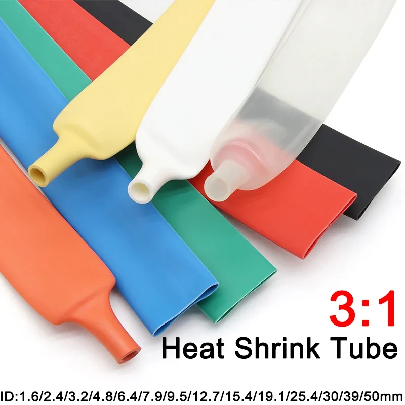 Tubo-termoretraibile-1-5-10-50M-3-1-con-tubo-di-colla-a-doppia-parete ...