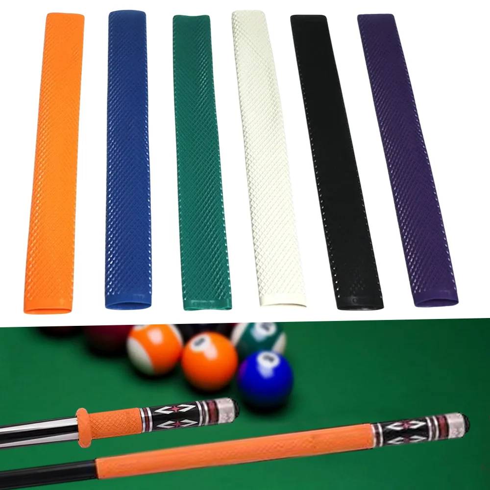 Billiard Cue Non-Slip Grip Elasticity Pool Cue Rubber Grip Snooker ...