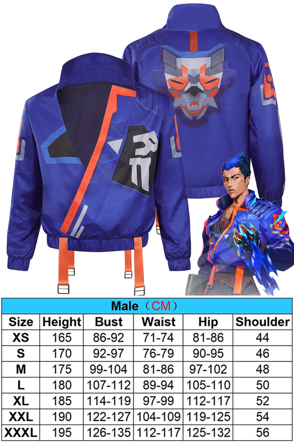 Disfraz de Cosplay de Yoru para hombre, juego de rol Valorant, trajes ...