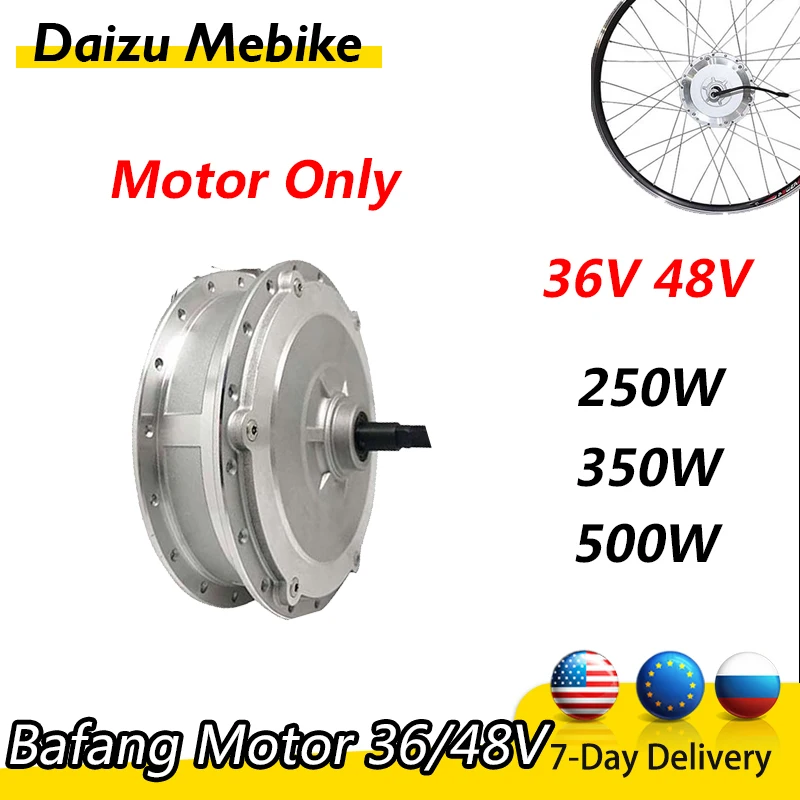 BAFANG Motor Electric Bike 36v 48v 250W 350W 500W Ebike Engine Silver ...