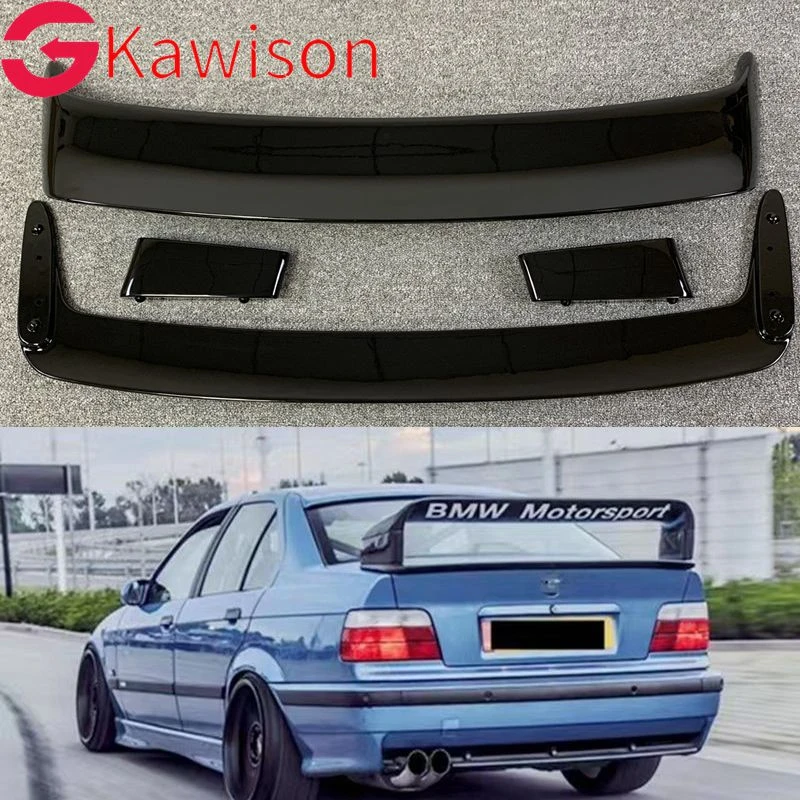 For Bmw E36 M3 Spoiler 1990-2000 Bmw M3 Series Spoiler With Light Abs ...