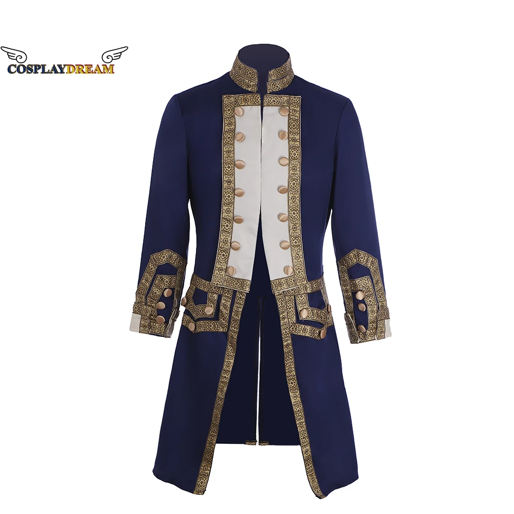 18th-Century-Mens-Royal-Military-Medieval-Uniform-Jacket-Colonial ...