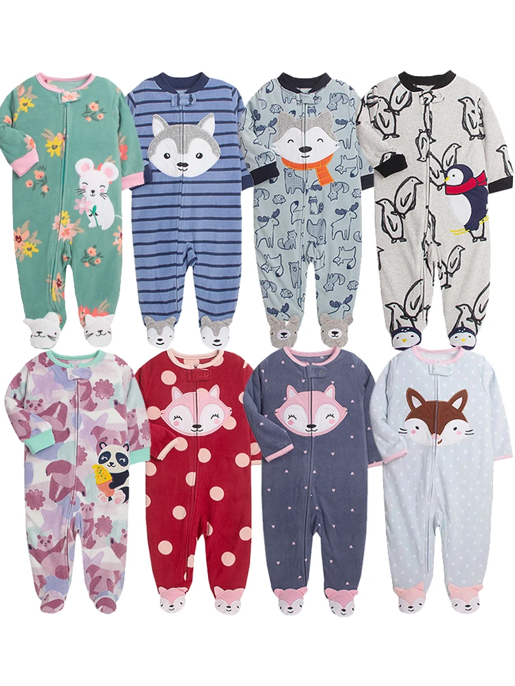 Winter Warm Fleece Baby Girl Outfit Set Infant Designer Clothes Ropa ...