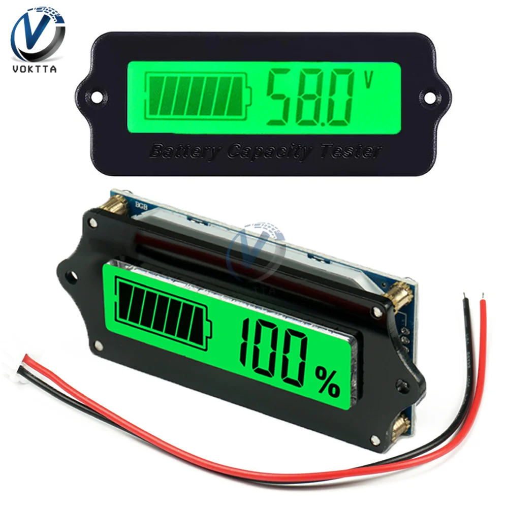 DC6-63V-Digital-Voltmeter-Lithium-Battery-Capacity-Indicator-Voltage ...