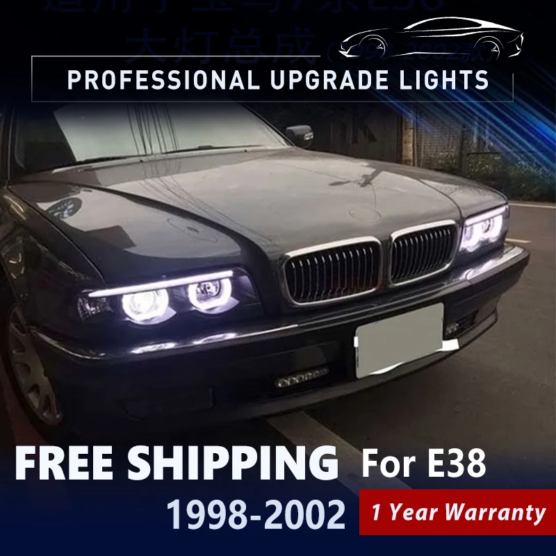 Car-Styling-for-BMW-E38-Headlights-1998-2002-E38-LED-Headlight-DRL-Bi ...