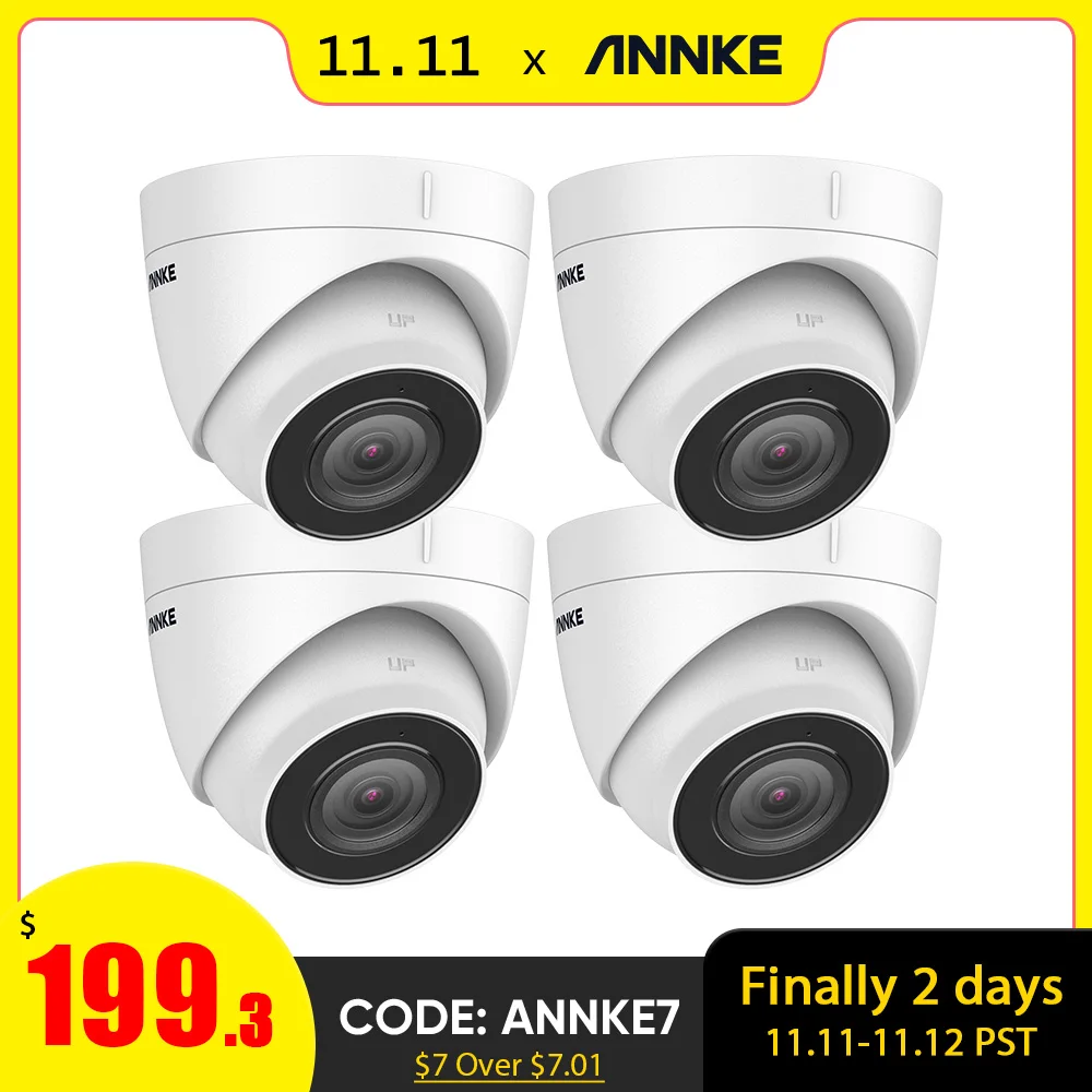 Annke 4k Ip Camera Outdoor Indoor Weatherproof Turret 4k Video ...