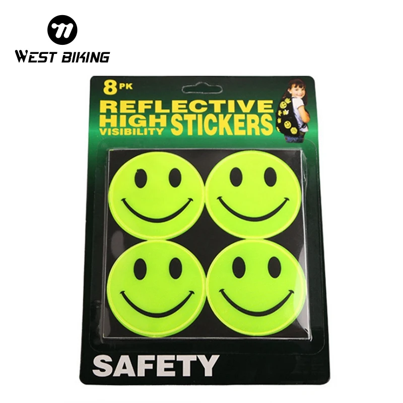 WEST-BIKING-Fluorescent-Bicycle-Stickers-Cycling-Safety-Warning ...