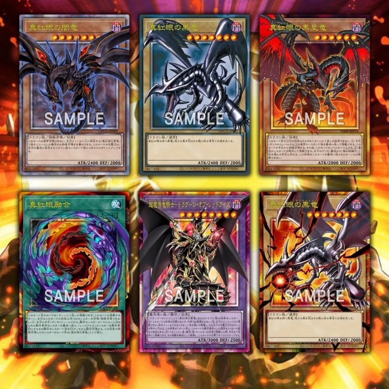 Yu-gi-oh-DIY-Red-Eyes-Black-Dragon-Red-Eyes-Dark-Dragoon-Serie-de-13 ...