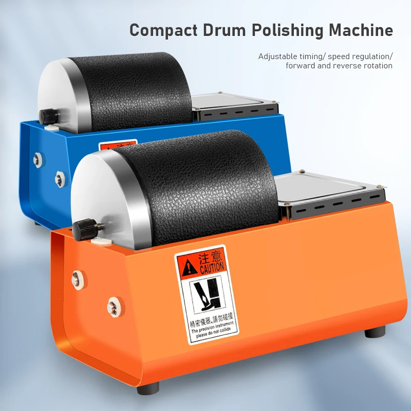 230V Rubber Drum Polishing Machine Gold and Silver Jewellery Jade Metal ...