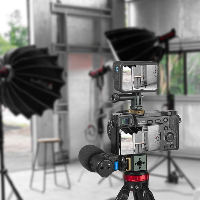 1/4 Inch Screw Ball Head POWRIG Camera Ball Head Mount With 3 Cold-Shoe ...