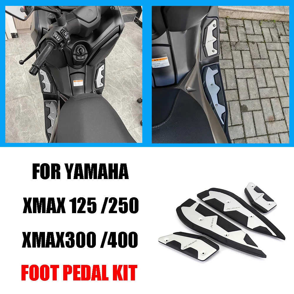 XMAX 2023 Foot Pegs Motorcycle Skidproof Pedal Footrest Footpads For ...